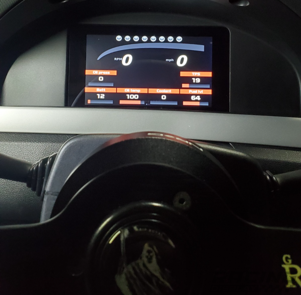 Holden VE Commodore Digital Dash Cluster Mount – Racing Display